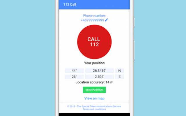 S-a lansat ”Apel 112”, aplicaţia care transmite STS locaţia telefonului ...